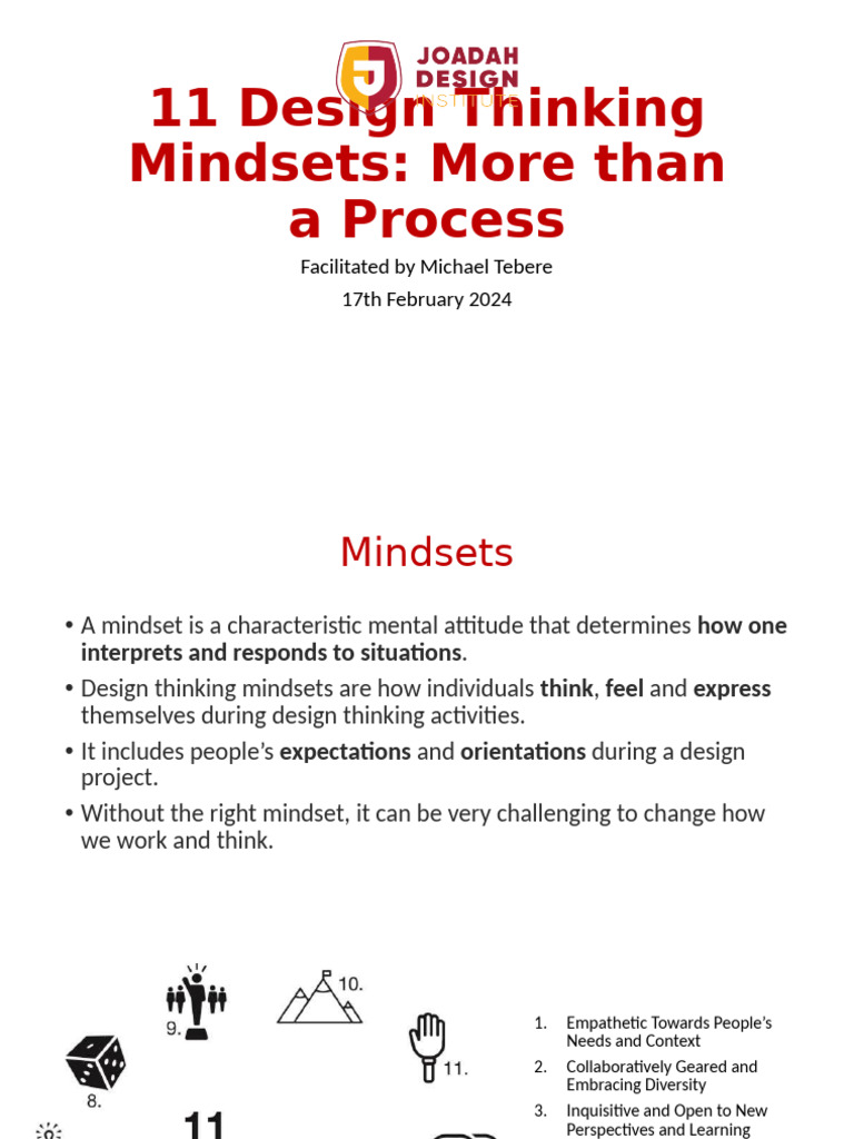 Design Thinking Mindsets | PDF | Creativity | Empathy