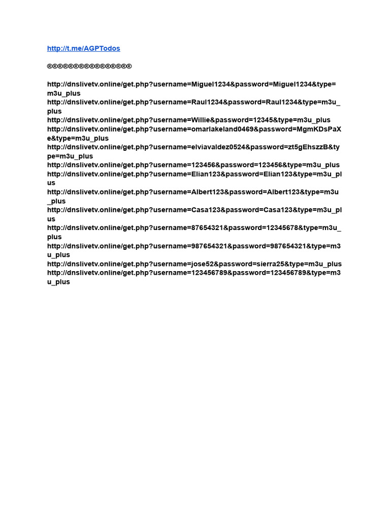 13 Listas Dnslivetv | PDF