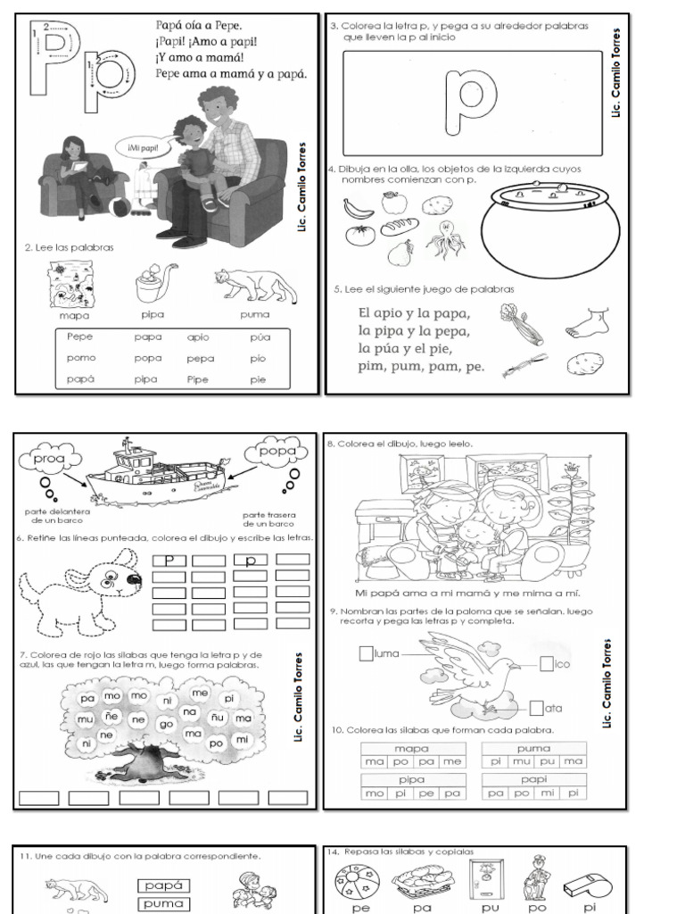 Guia 04 Letra PP Febrero 22-26 | PDF