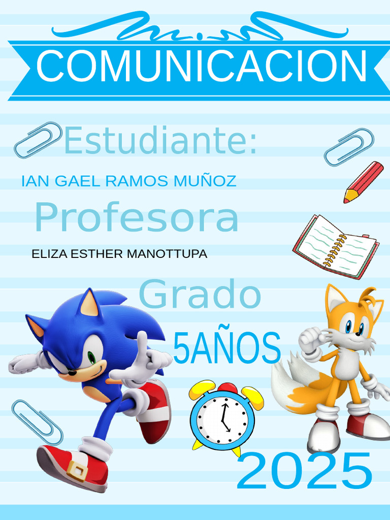 Sonic Caratula Matematica | PDF
