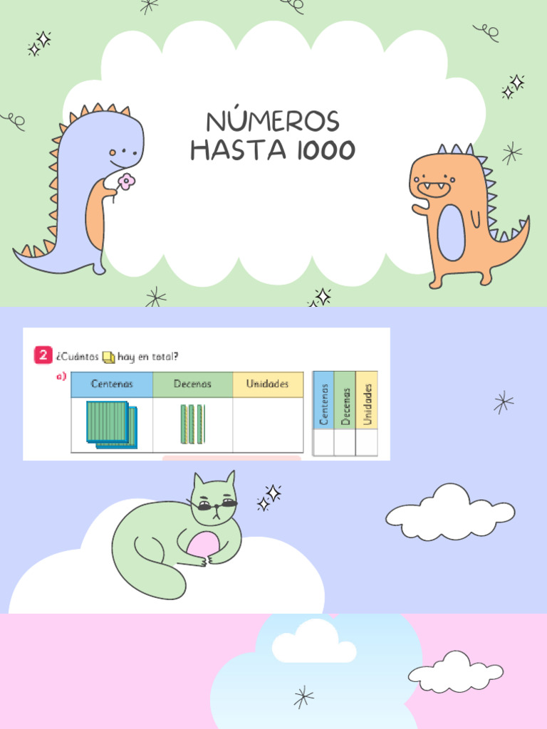 Números Hasta 1000 Clase 3 | PDF