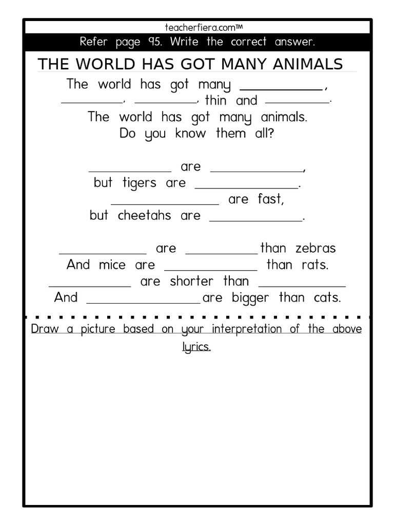 Animal Comparatives and Superlatives Guide | PDF