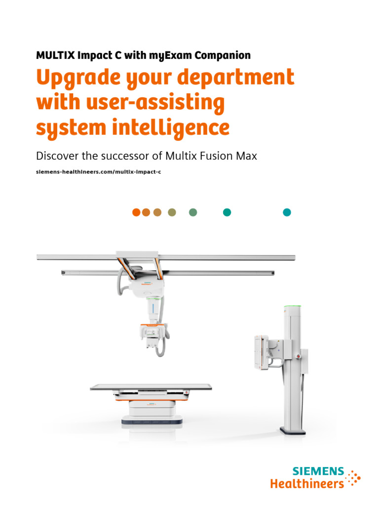 Brosur MULTIX Impact C | PDF | Radiography | Computer Monitor