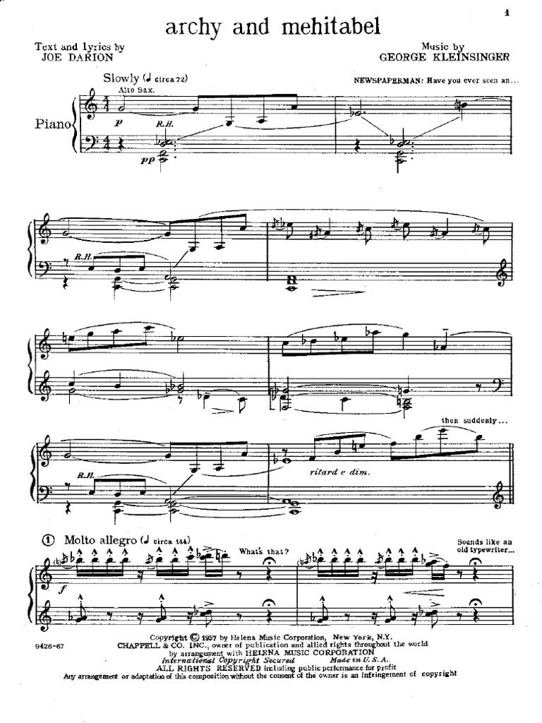 Archy and Mehitabel | PDF