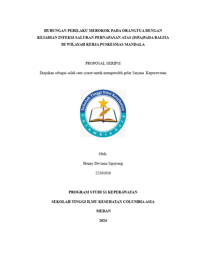 Hubungan Perilaku Merokok Pada Orangtua Dengan Kejadian ISPA | PDF