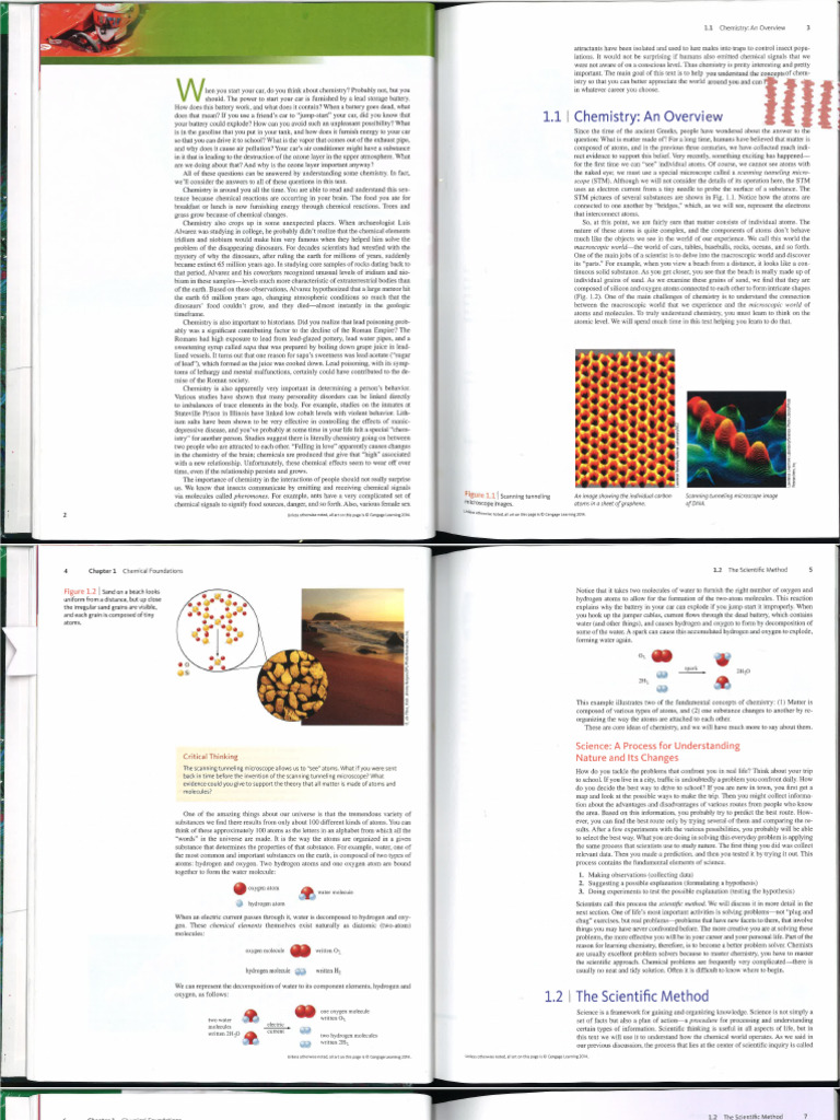 Zumdahl Text CH1 | PDF