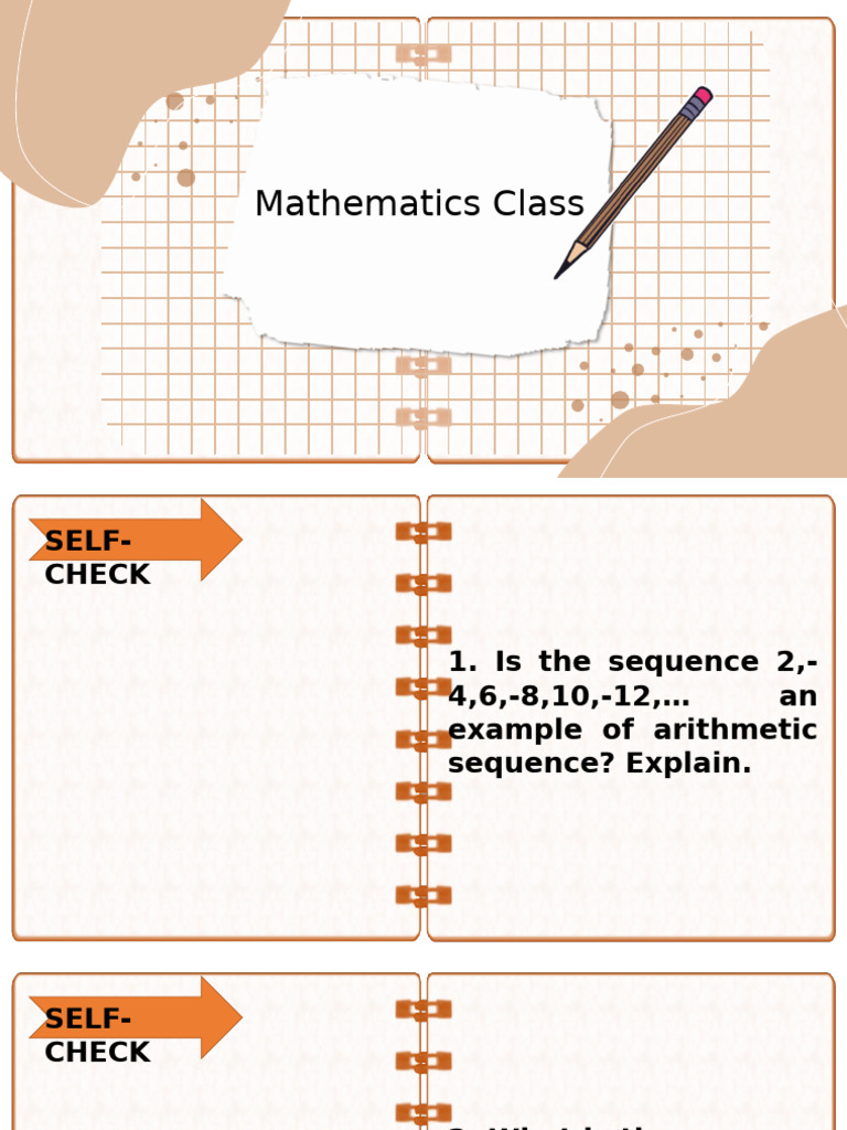 Arithmetic Sequence (Activity) | PDF