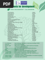 Environmental Days Celebrated in India | PDF | Natural Environment ...