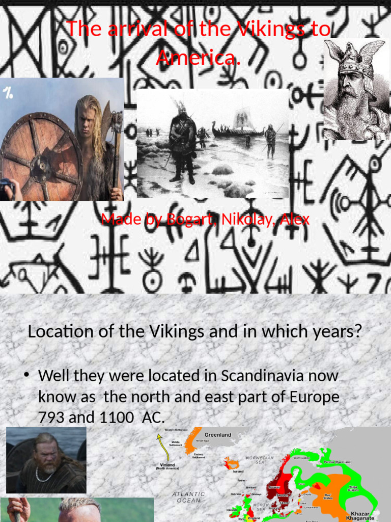 The Arrival of The Vikings To America | PDF