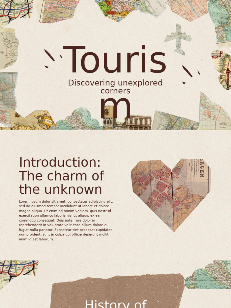 Beige Scrapbook Tourism Presentation | PDF
