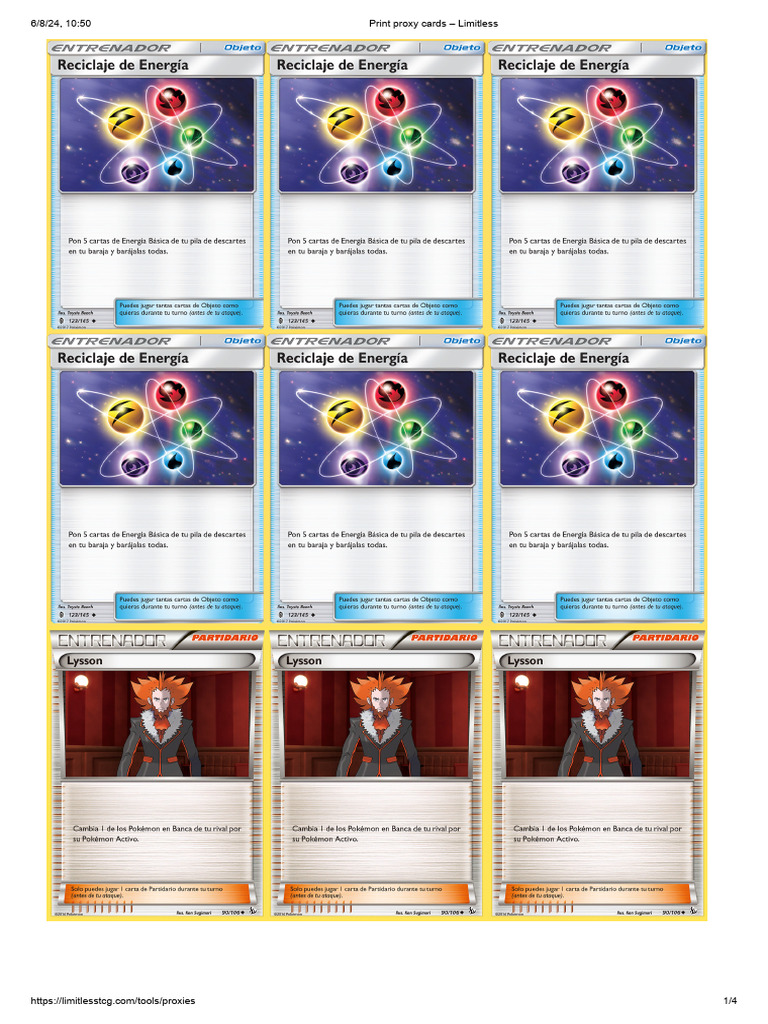 Print Proxy Cards2 - Limitless | PDF