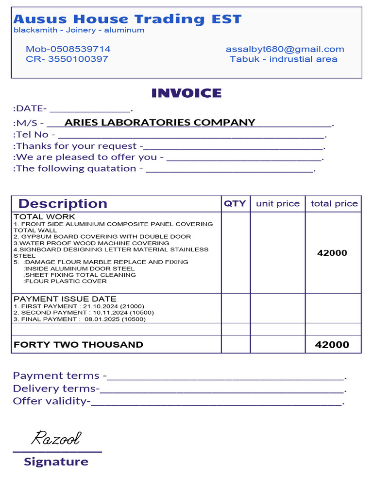 INVOICE (2) | PDF