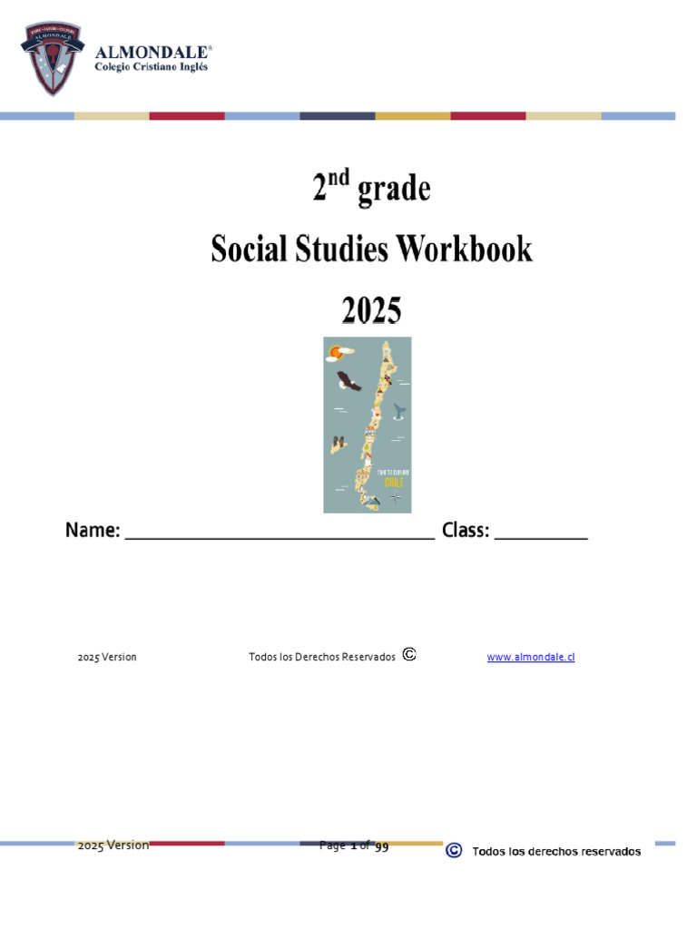 Social Studies 2 Básico I Trim 2025 (Anual) | PDF | Classroom | Earth ...