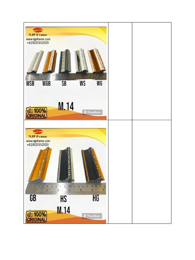 Katalog Batangan NJP (Terupdate) | PDF