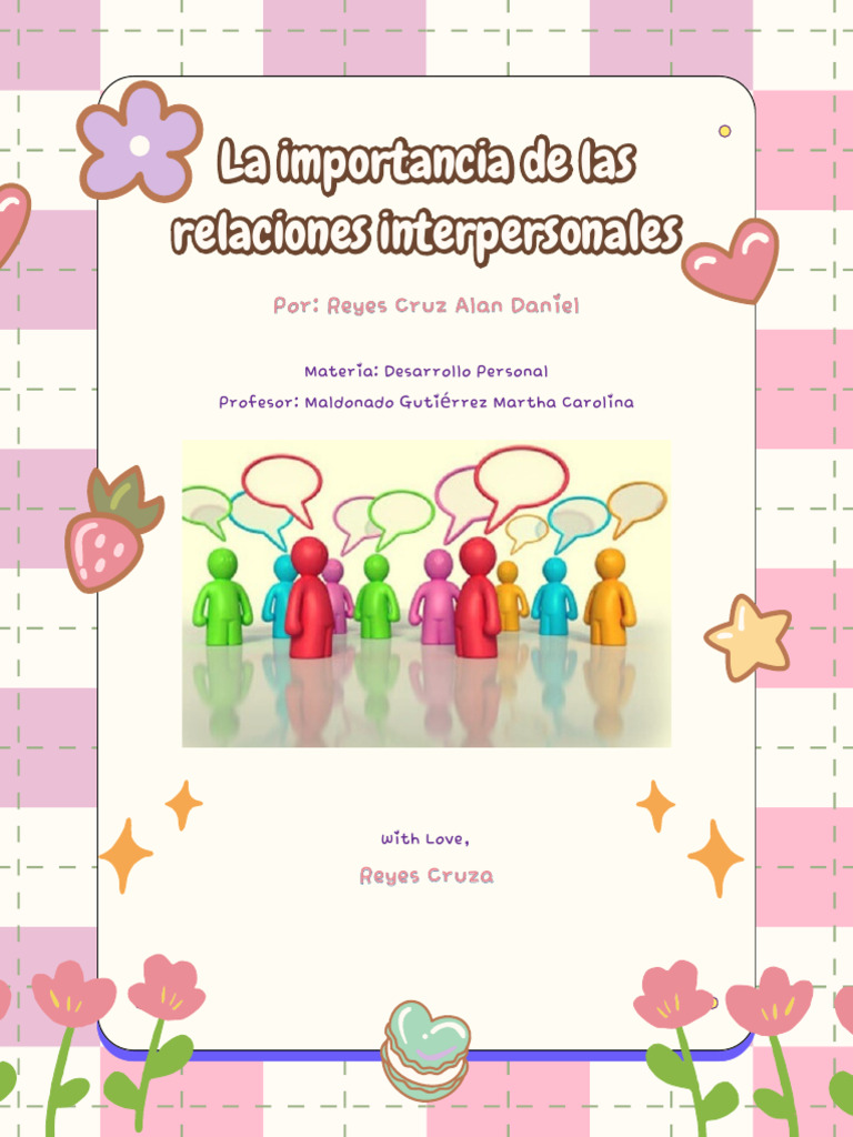 La importancia de las relaciones interpersonales | PDF | Relaciones ...