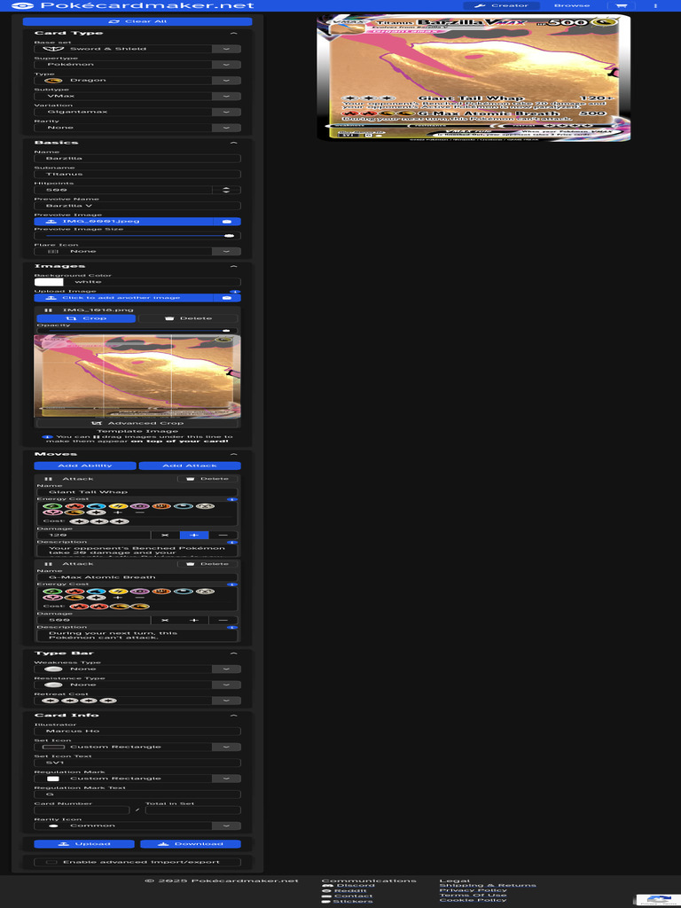 Creator Pokécardmaker - Net 5 | PDF | Role Playing Games | Tabletop Games