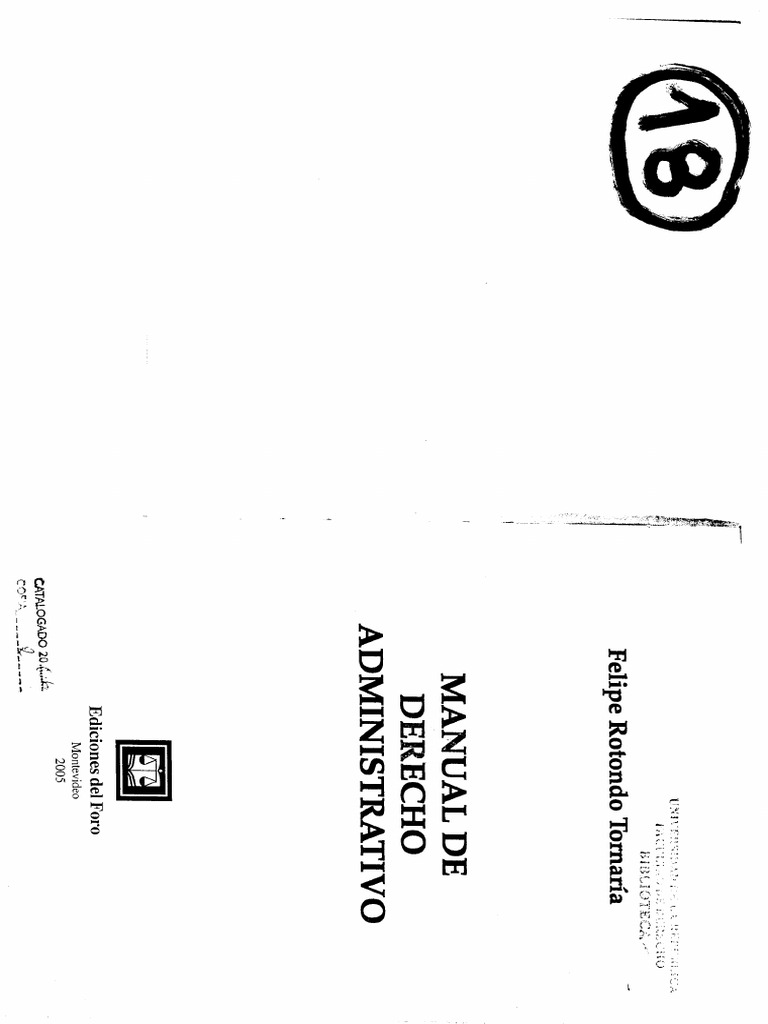 Manual Der - Adm. Rotondo | PDF