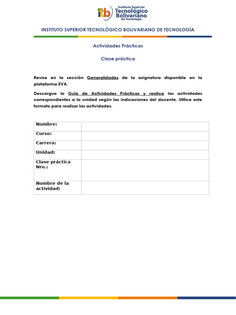 Formato Entregable Clase Practica | PDF
