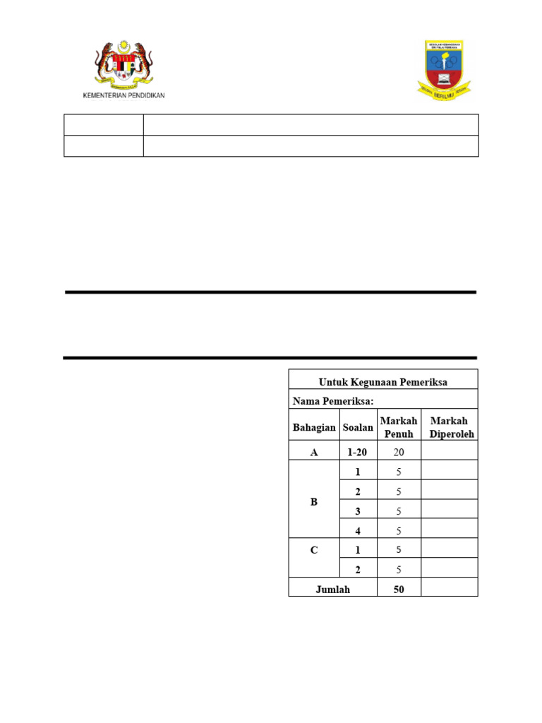 Uasa Sejarah Tahun 4 SKSPP | PDF
