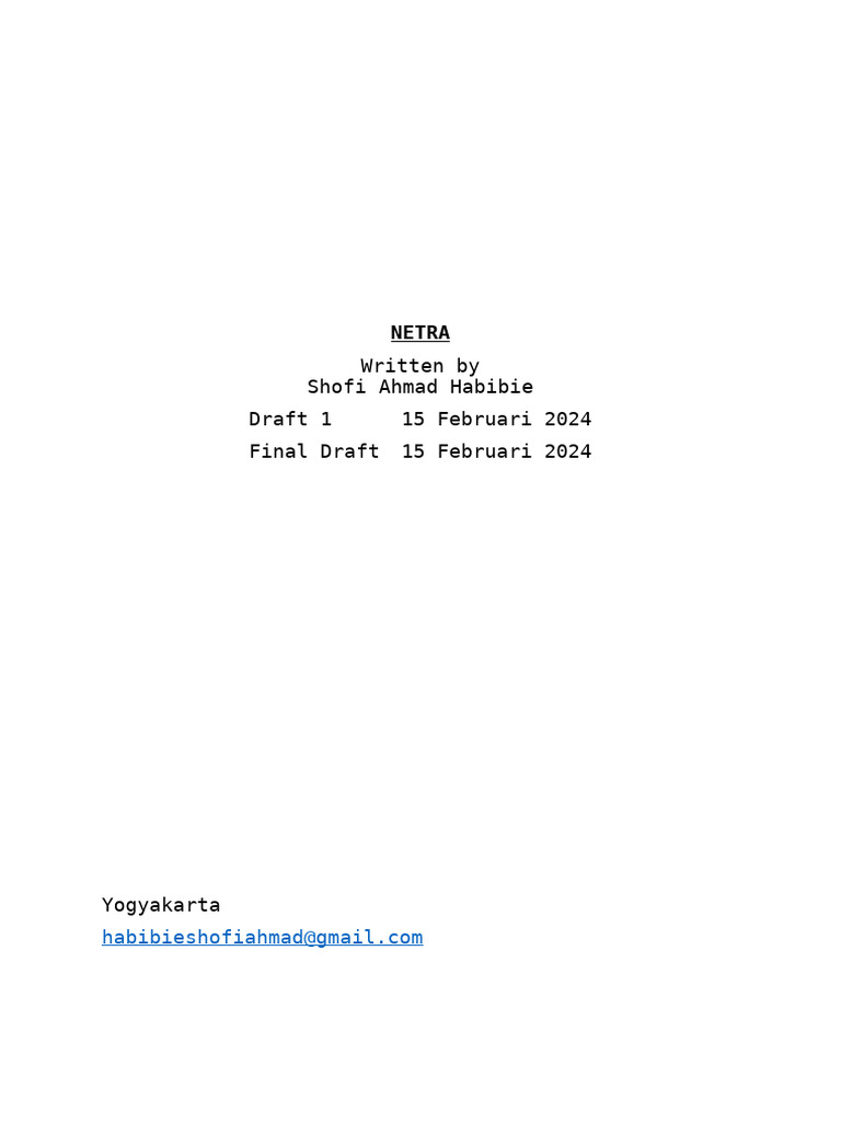 NETRA - Final Draft | PDF