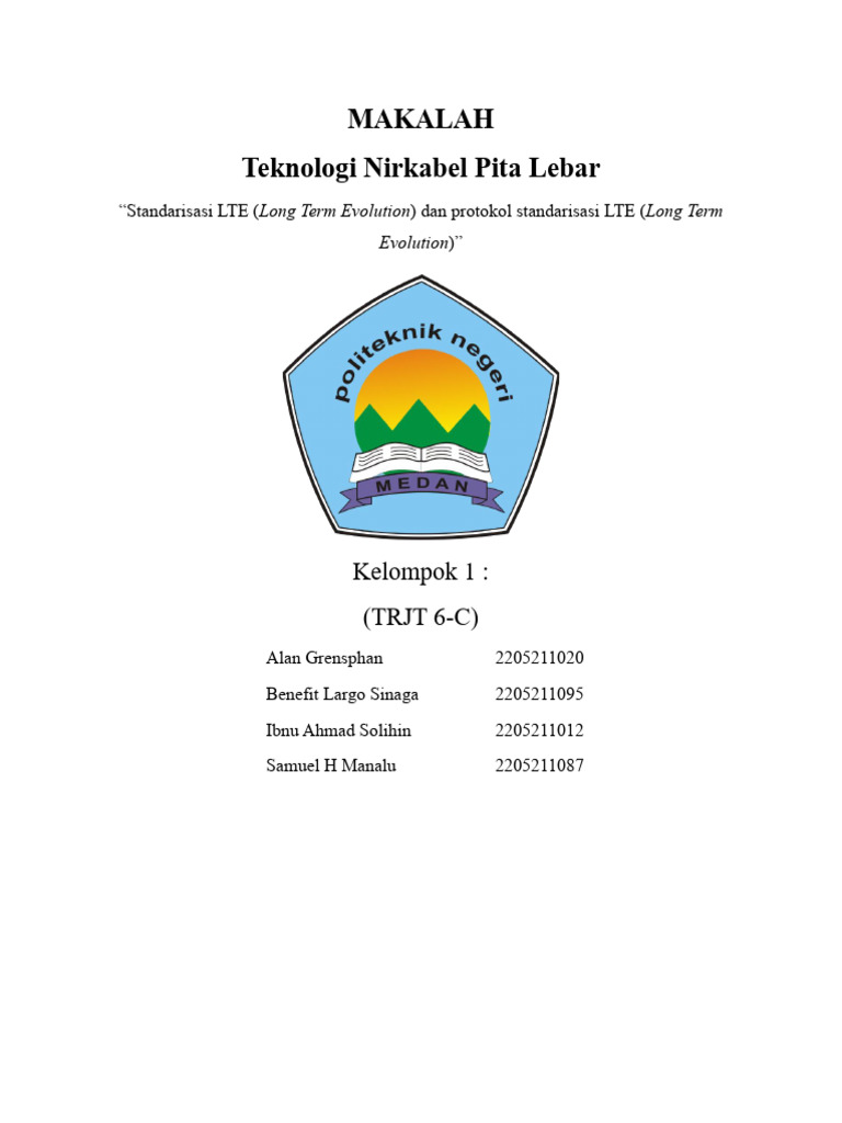 Standarisasi LTE (Long Term Evolution) Dan Protokol Standarisasi LTE ...