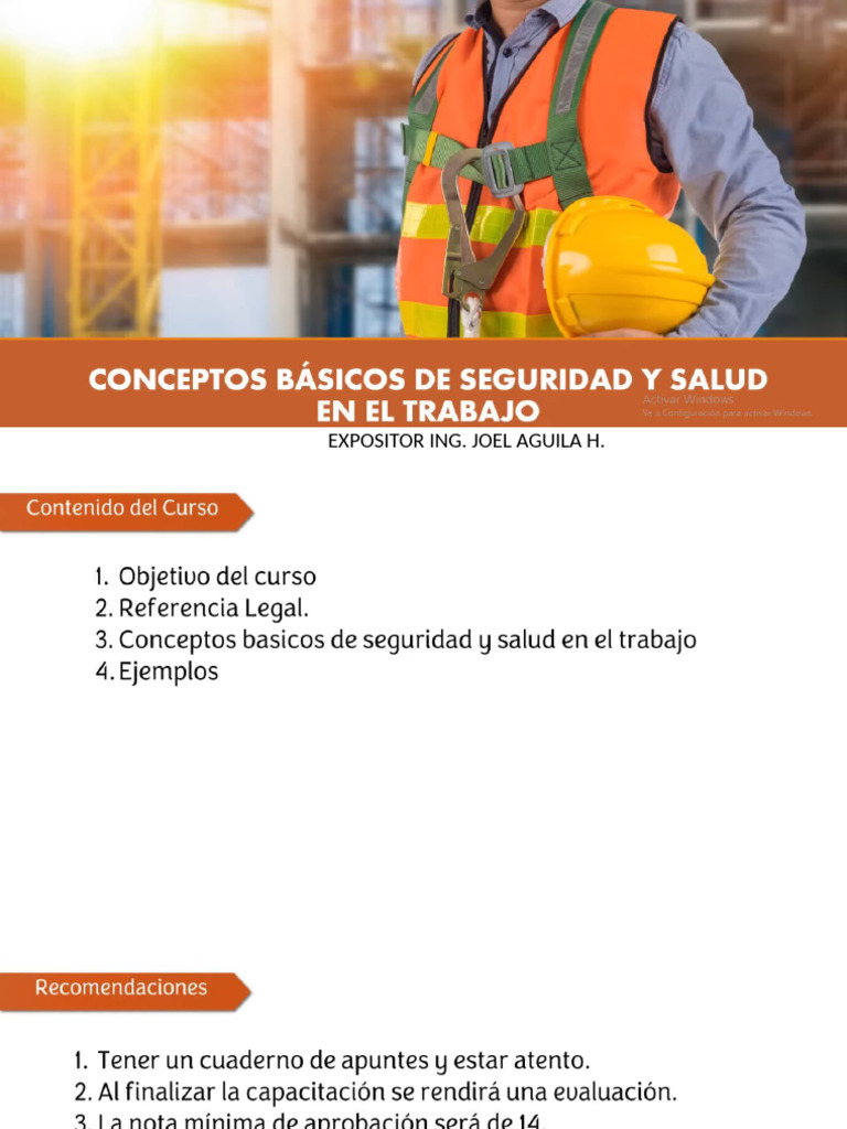 Capacitacion SST | PDF