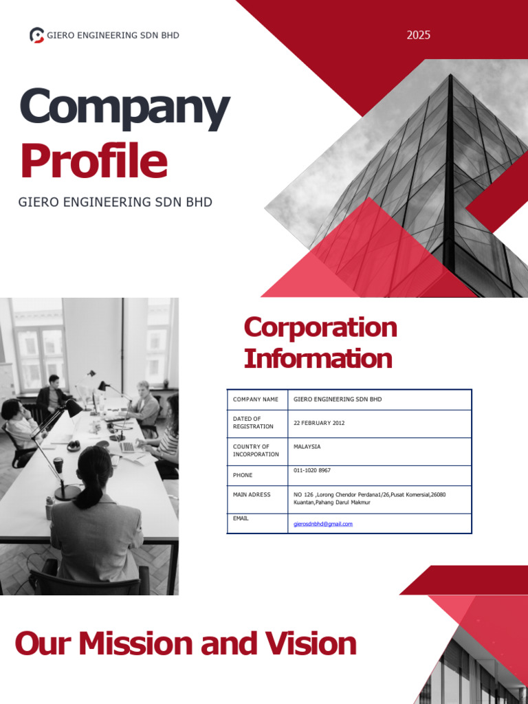 Giero Engineering Sdn Bhd Company Profile | PDF | Electric Power ...