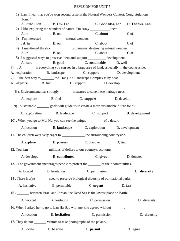 2025 LOP 9 UNIT 7 - Dap An | PDF | Mount Everest | Mountaineering