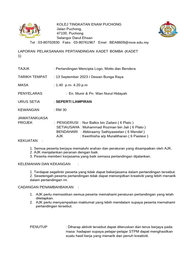 Laporan Mencipta Logo | PDF