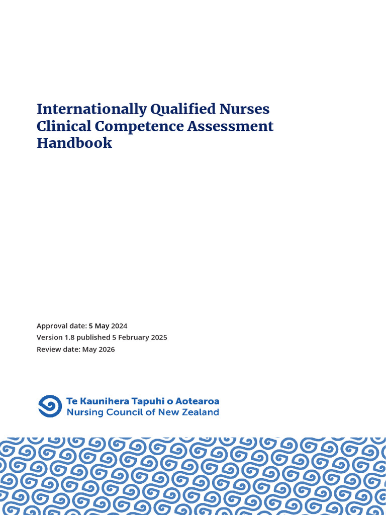 Clinical Competence Assessment Handbook | PDF | Identity Document | Nursing