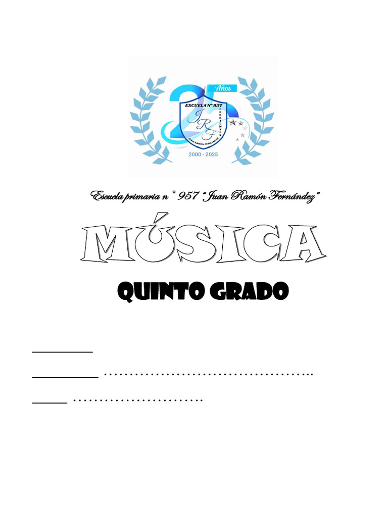 Actividades de Música y Sonido 5° Grado | PDF | Musicología ...