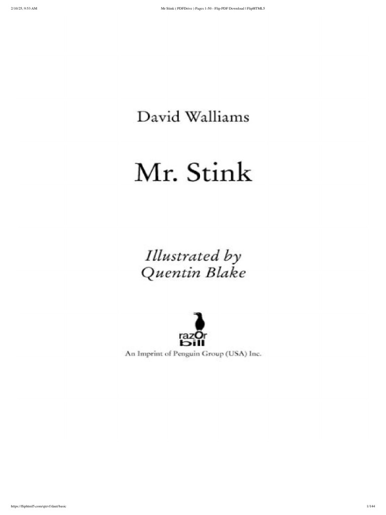 MR Stink (PDFDrive) Pages 1-50 - Flip PDF Download - FlipHTML5 | PDF | Graphics Software ...