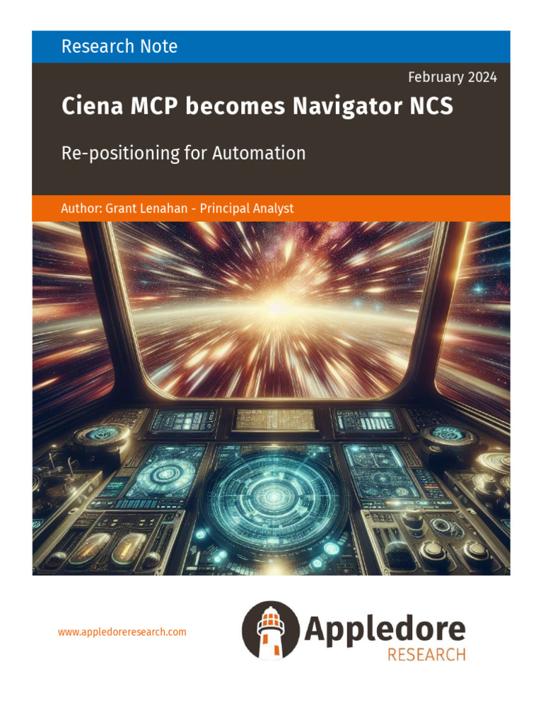 Ciena Navigator NCS - Appledore Research Note 0224 | PDF | Internet Protocols | Computer Network