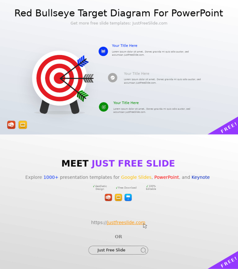 Red-Bullseye-Target-Diagram-For-PowerPoint | PDF