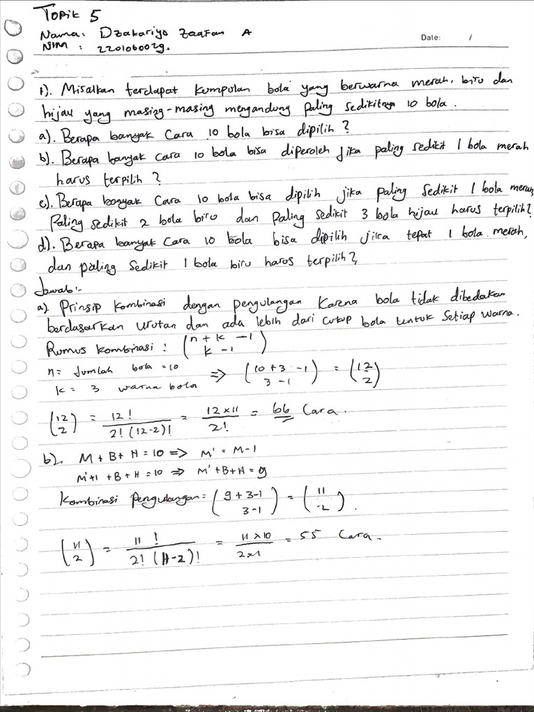 Dzakariyo Kelas 6b | PDF