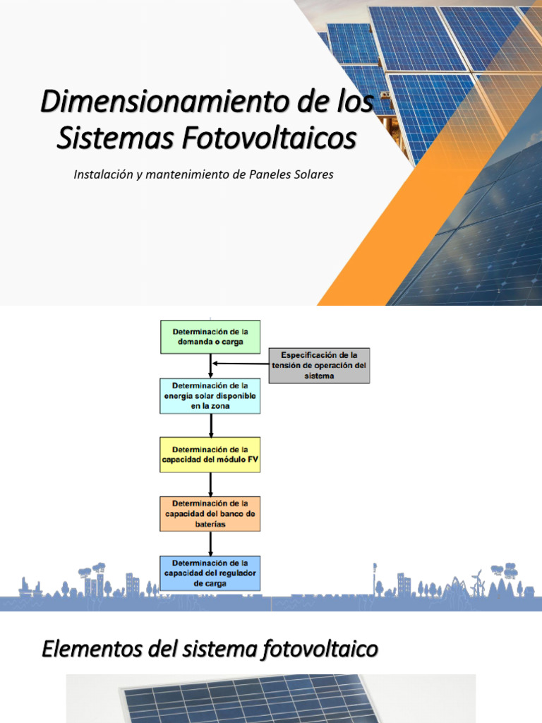 08 Dimensionamiento de Sistemas FV 2025 | PDF | Fotovoltaica | Sistema fotovoltaico