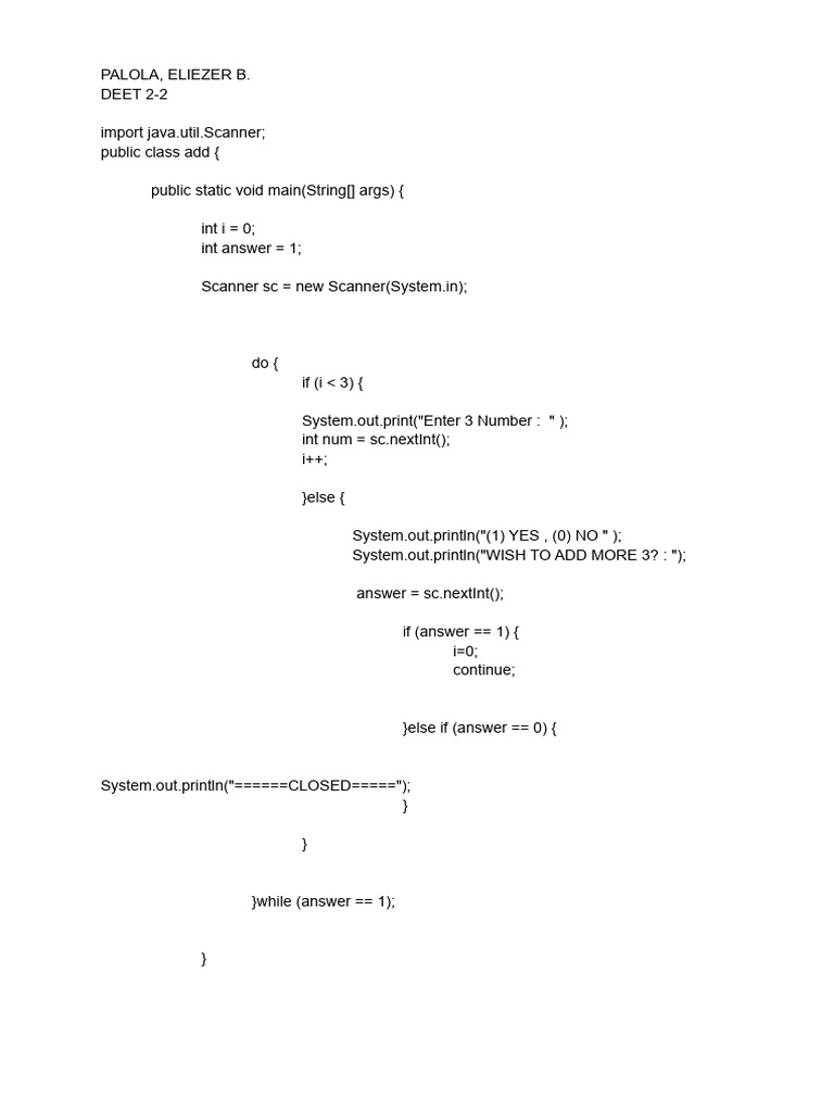 Palola Eliezer Deet 2-2 Cmpe | PDF