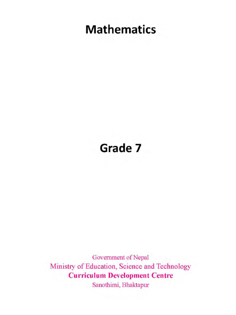 Class 7 Maths A | PDF