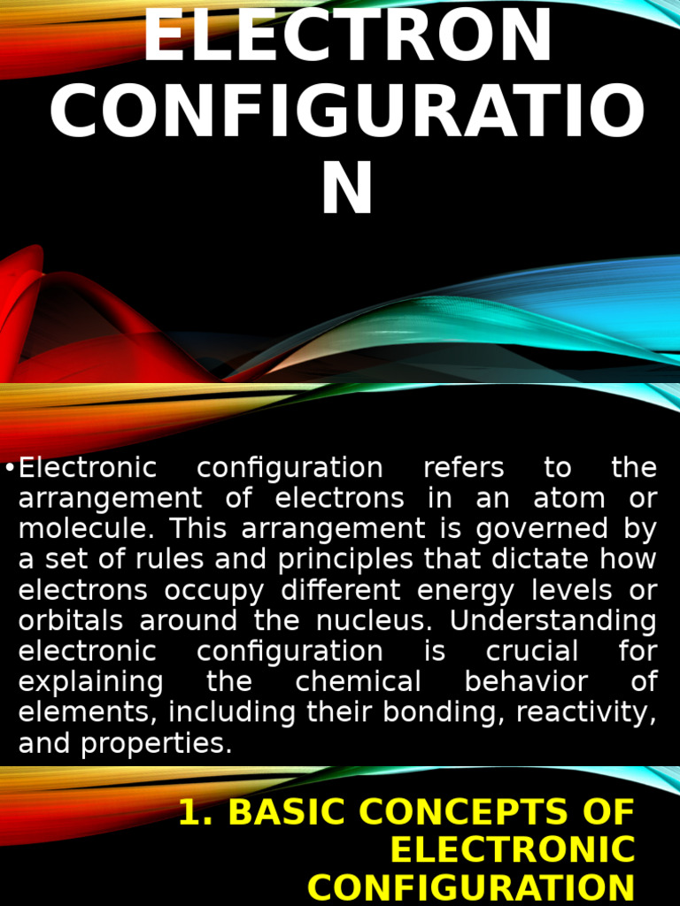 ELECTRON-CONFIGURATIONS | PDF | Electron Configuration | Atomic Orbital