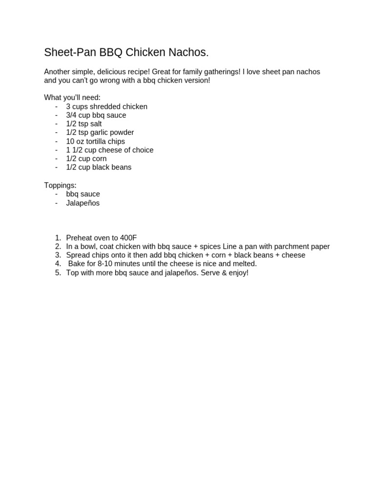 Recipe 2 PJK | PDF