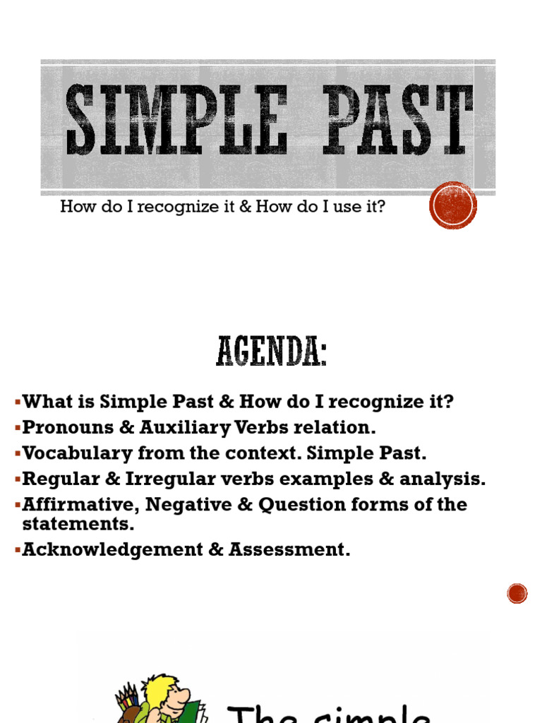 SIMPLE PAST | PDF | Language Families | Semantic Units