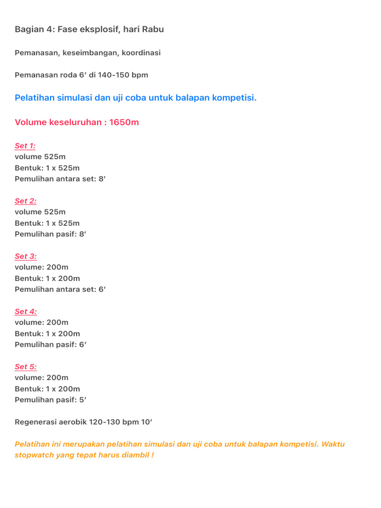 Bagian 4- Fase Eksplosif, Hari Rabu | PDF