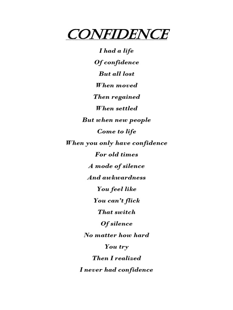 Confidence | PDF