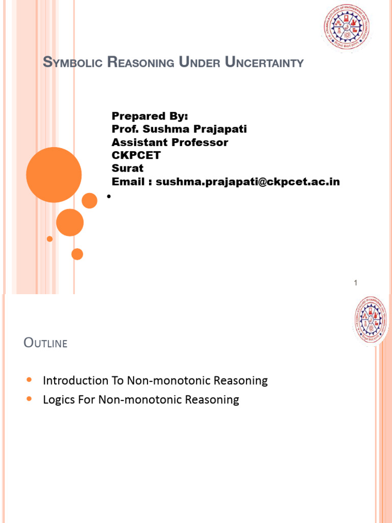 4 Symbolic Reasoning Under Uncertainity | PDF | Logical Consequence | Modal Logic
