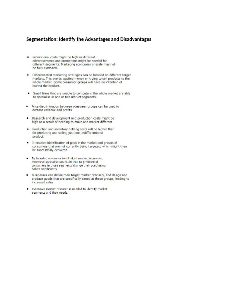 Segmentation Adv and Dis | PDF