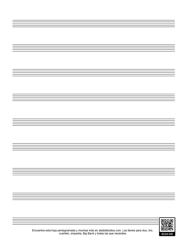 Hoja Pentagramada PDF | PDF