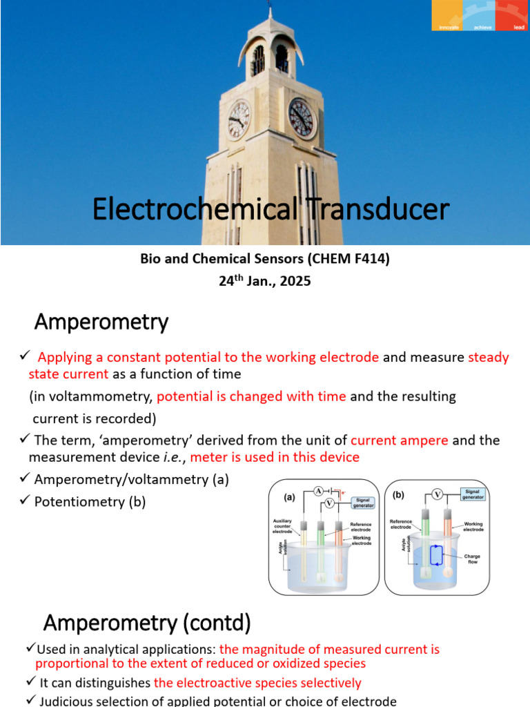 Lect-08_electrochemical & optical transducer | PDF | Poly(Methyl Methacrylate) | Optical Fiber
