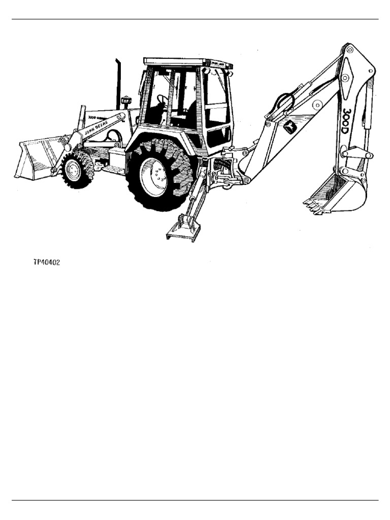 300D 310D and 315D Backhoe Loader Introduction | PDF | Loader ...