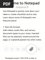 Online Notepad - Take Notes and Share Notes Online | PDF | Computers