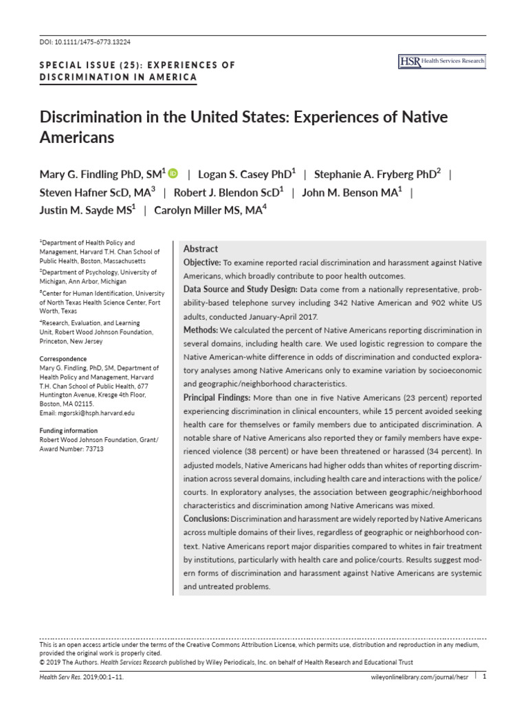 Native American Article | PDF | Race (Human Categorization) | Native ...